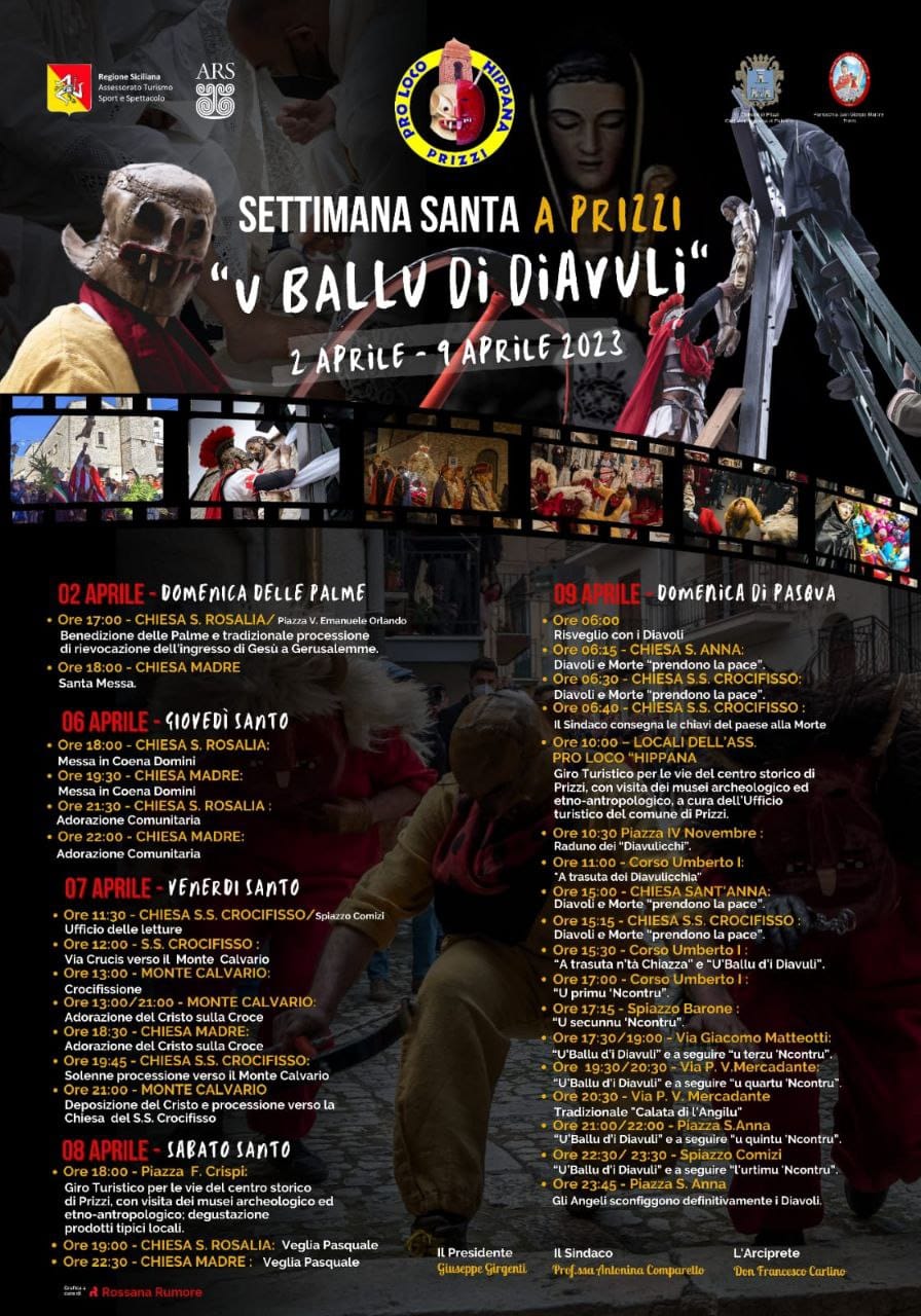 Il programma della Pasqua a Prizzi con “U ballu di diavuli ...